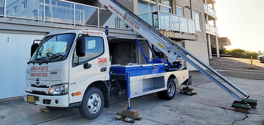 Furniture & Balcony Lifting Hoist Service Sydney | King Hoists